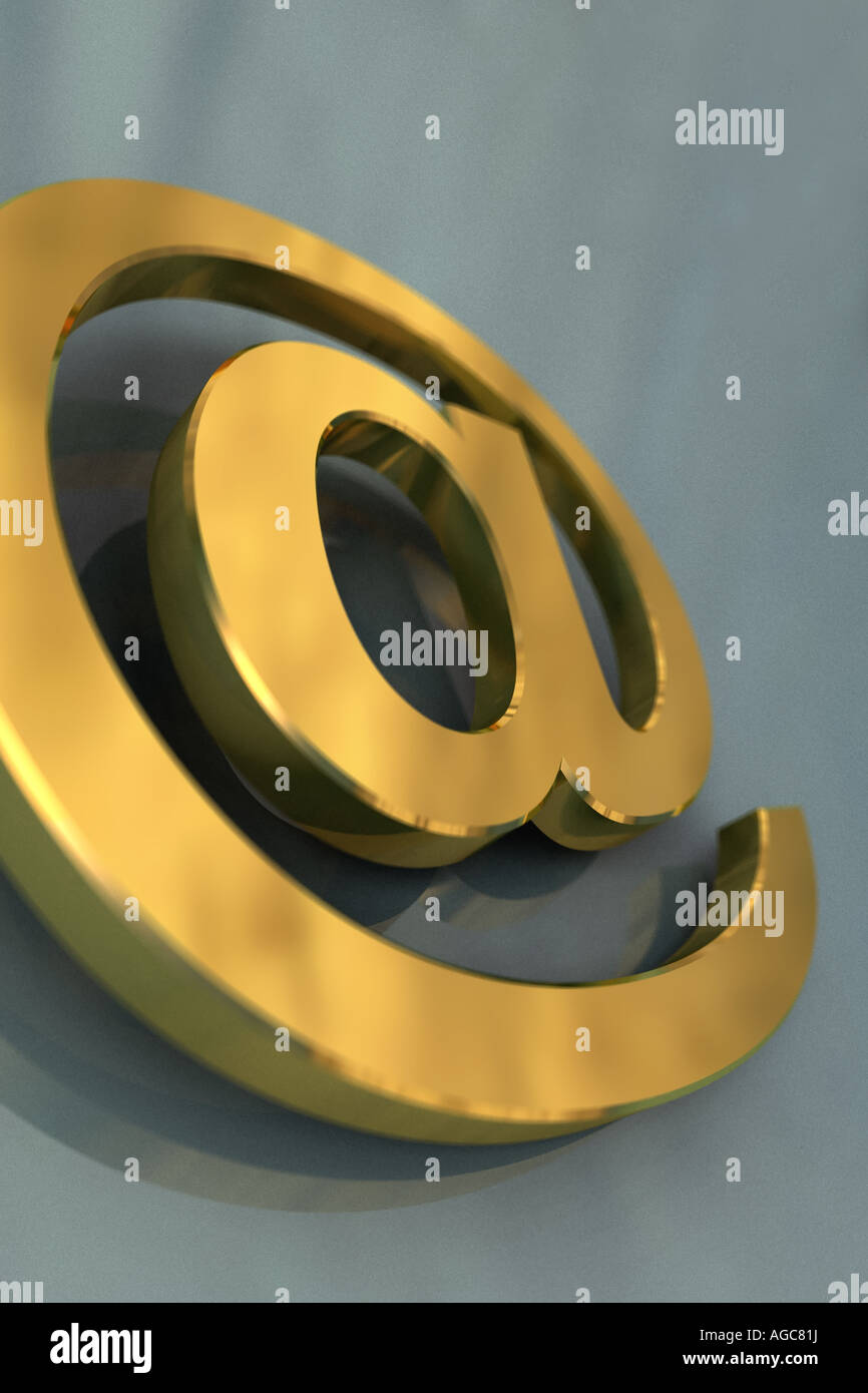 Gold mail hi-res stock photography and images - Alamy