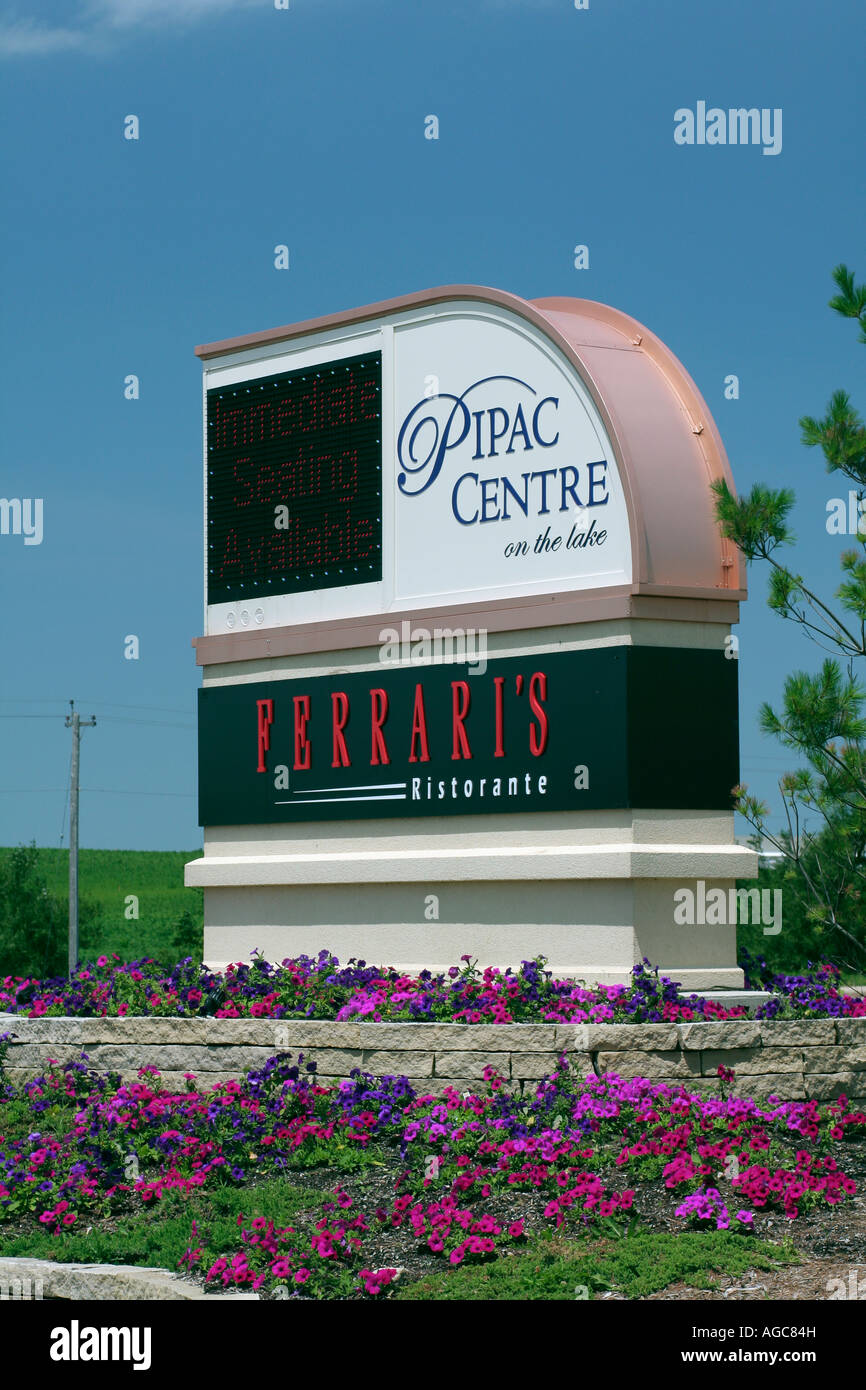 Sign for Pipac Centre Stock Photo - Alamy