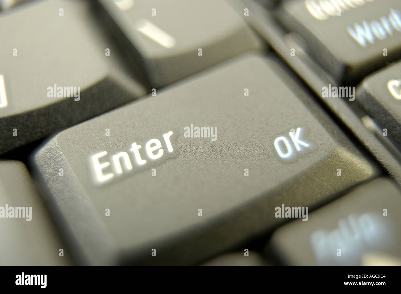 Black computer keyboard enter keys Stock Photo - Alamy