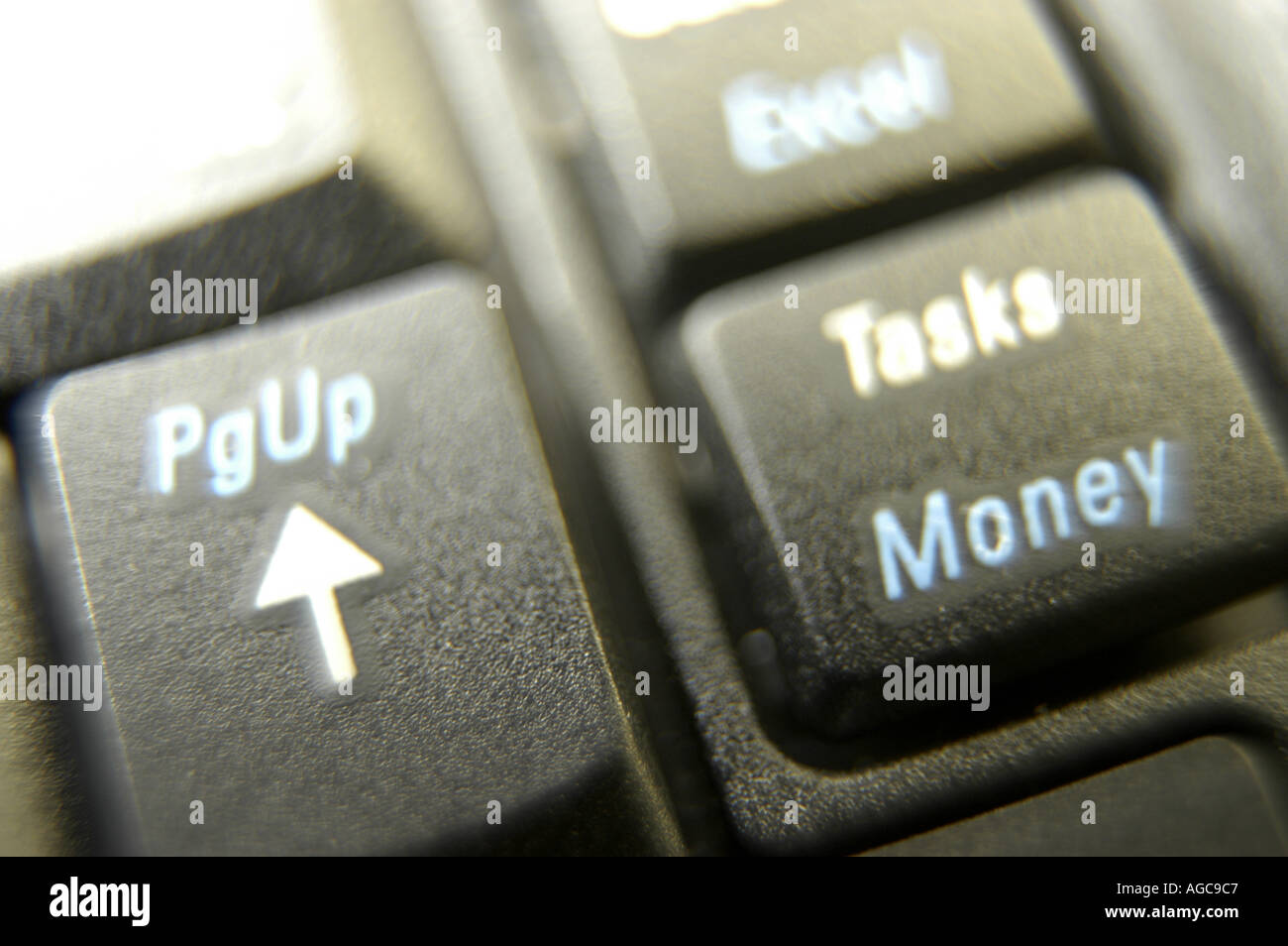 Black computer keyboard keys close up Stock Photo - Alamy