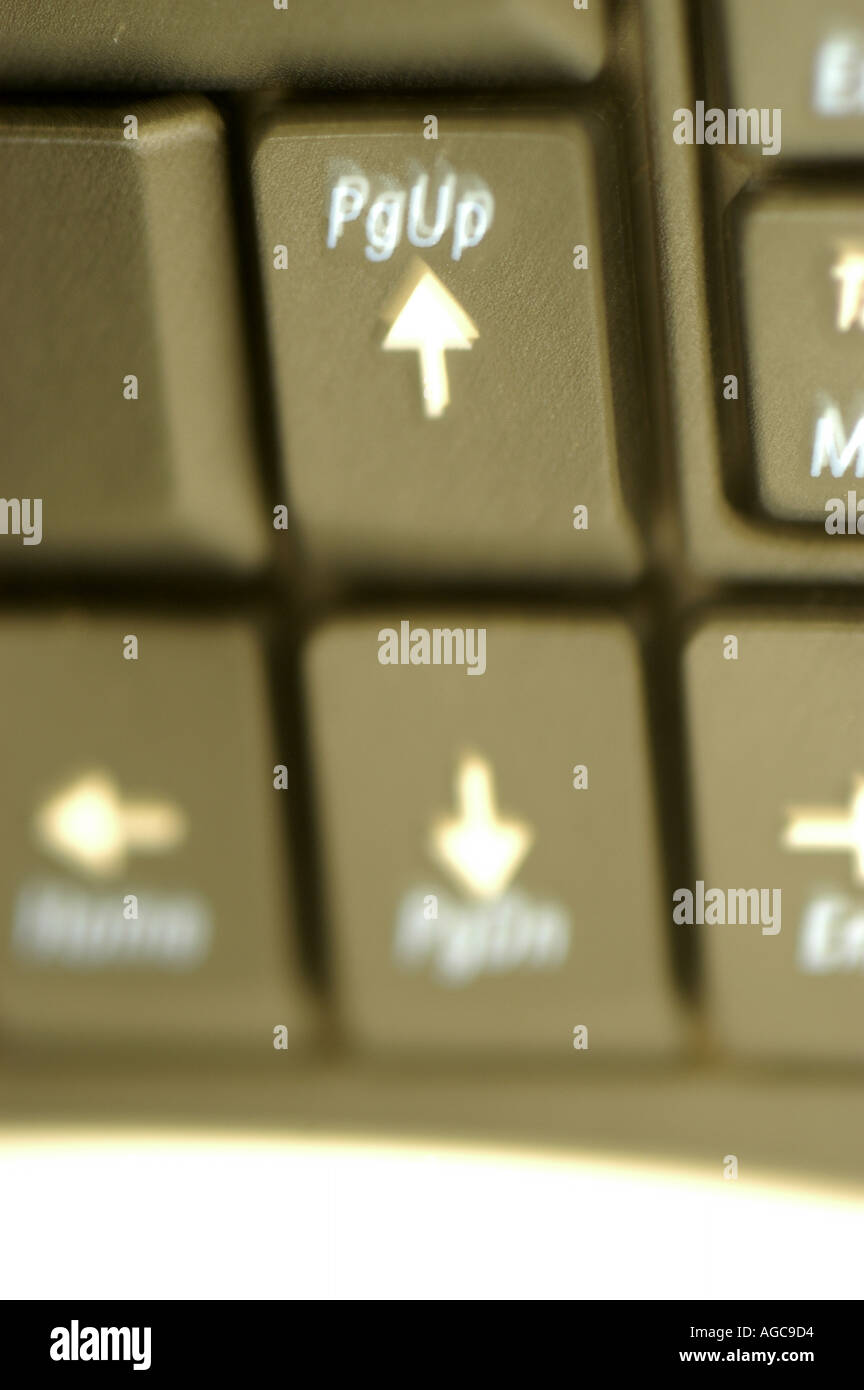 Black computer keyboard arrow move keys close up Stock Photo - Alamy