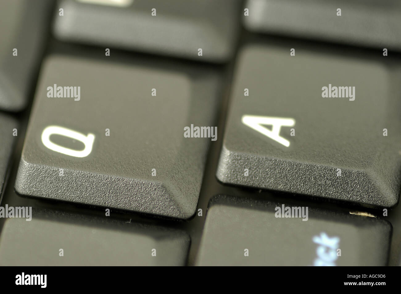 Computer keys q and a hi-res stock photography and images - Alamy