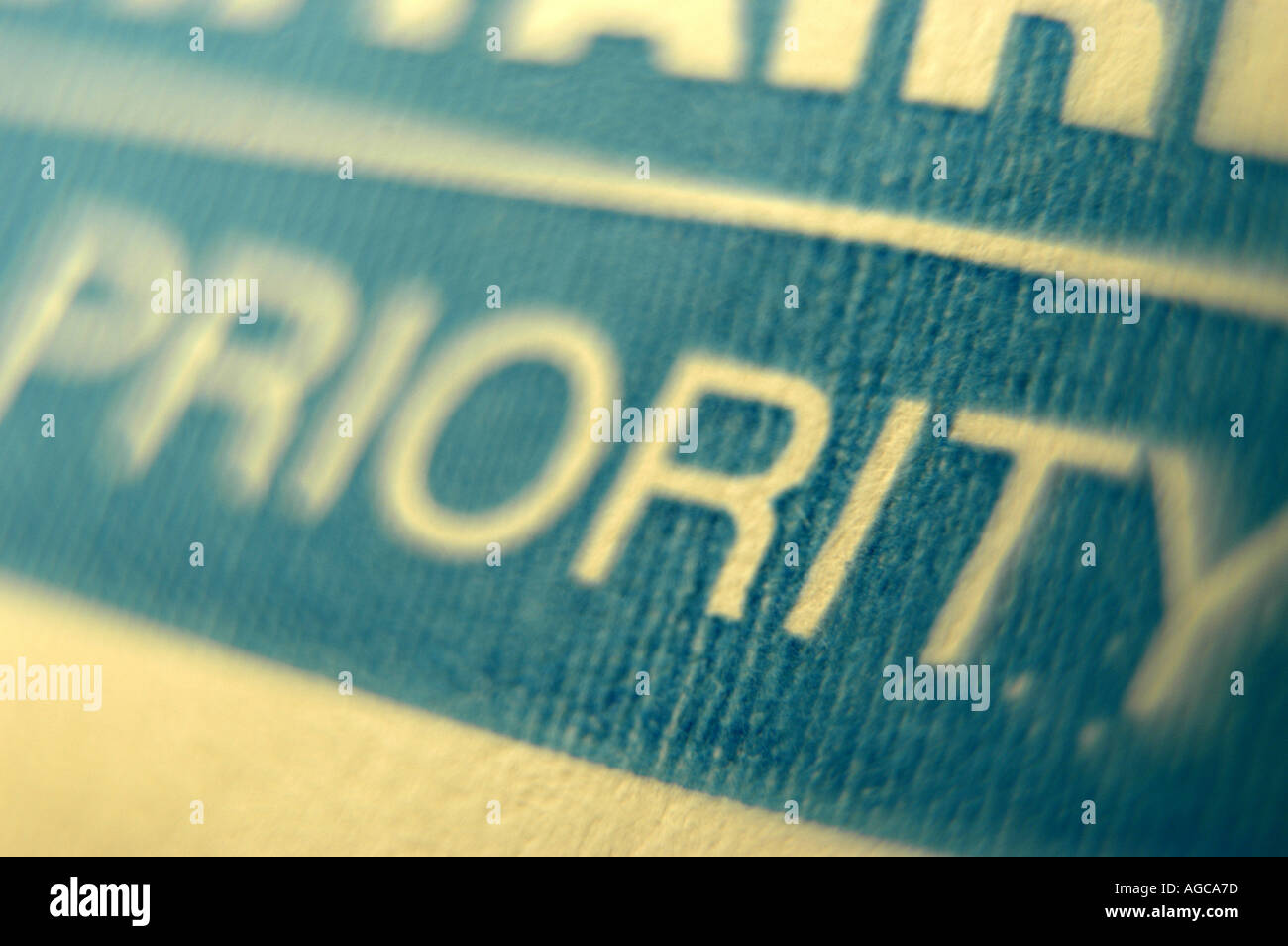 NY Priority sign signs green English all capitals horizontal Stock ...