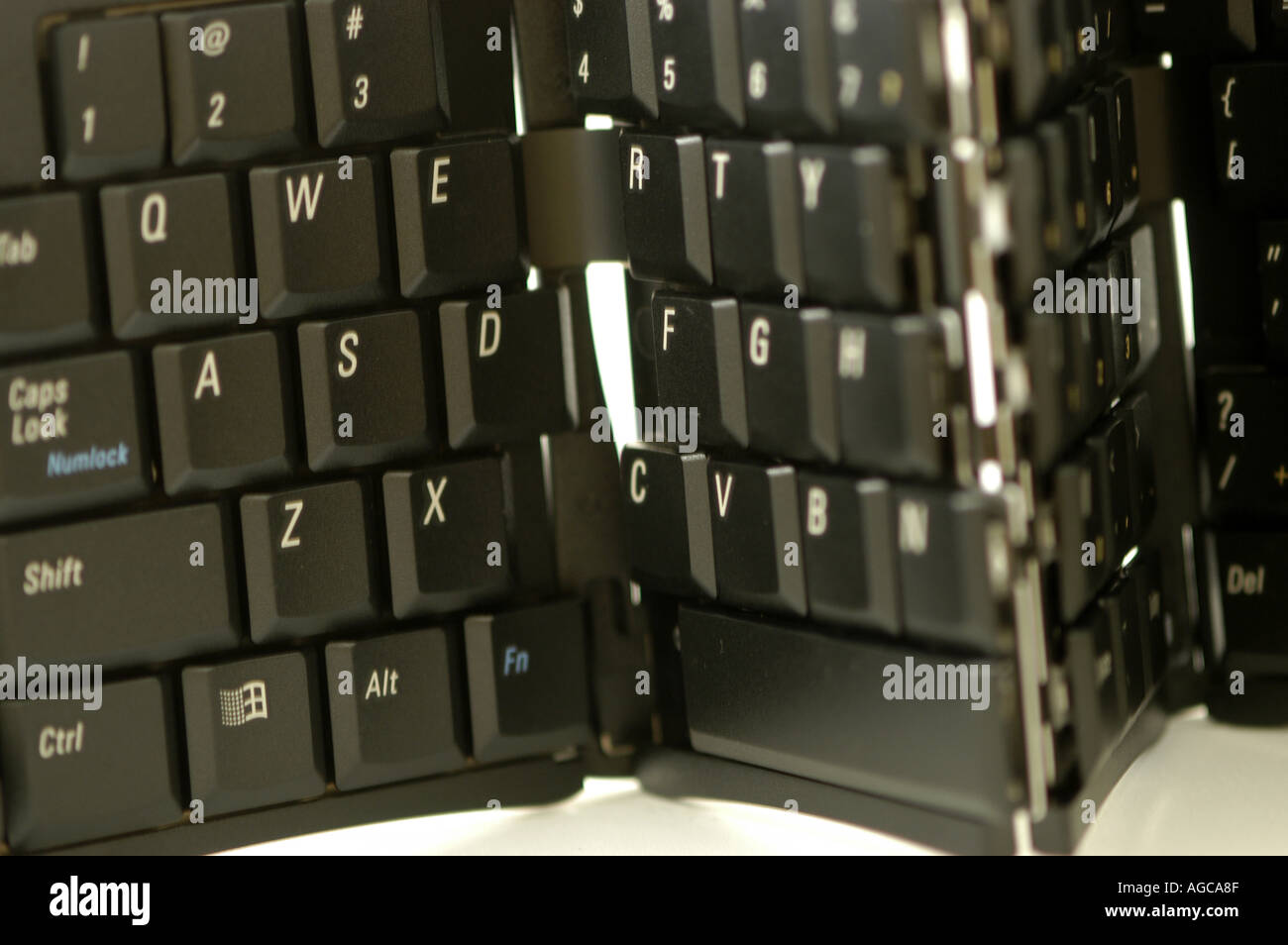 Folding keyboard black for palm pilot Stock Photo - Alamy