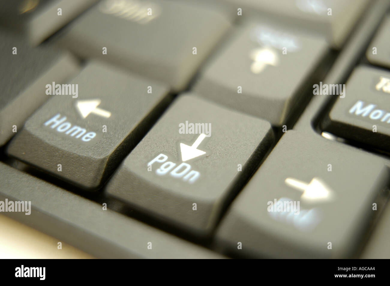 Black computer keyboard arrow move keys Stock Photo - Alamy