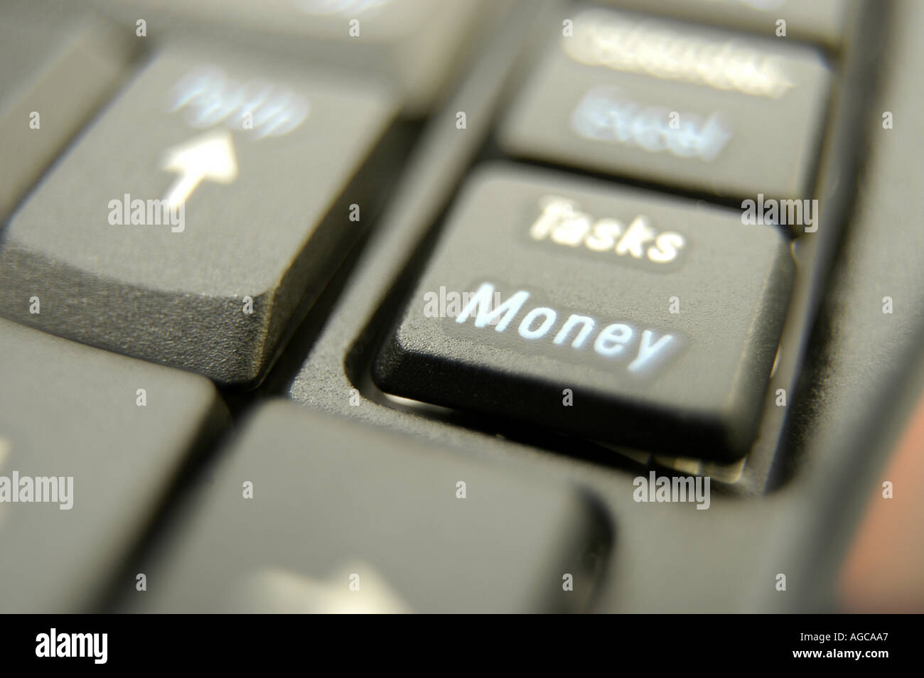 Black computer keyboard arrow move keys Stock Photo - Alamy
