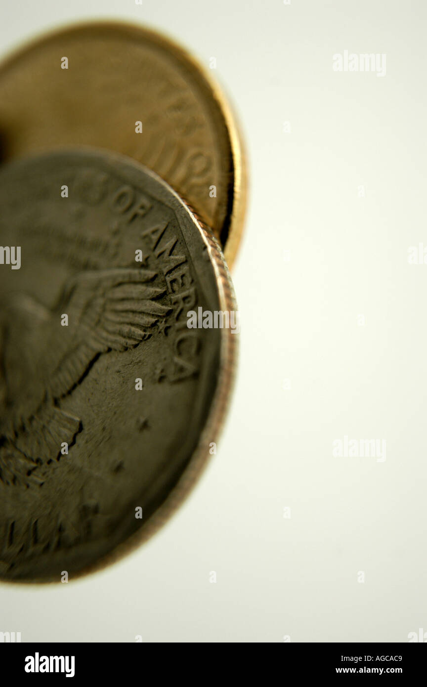 Two coins hi-res stock photography and images - Alamy