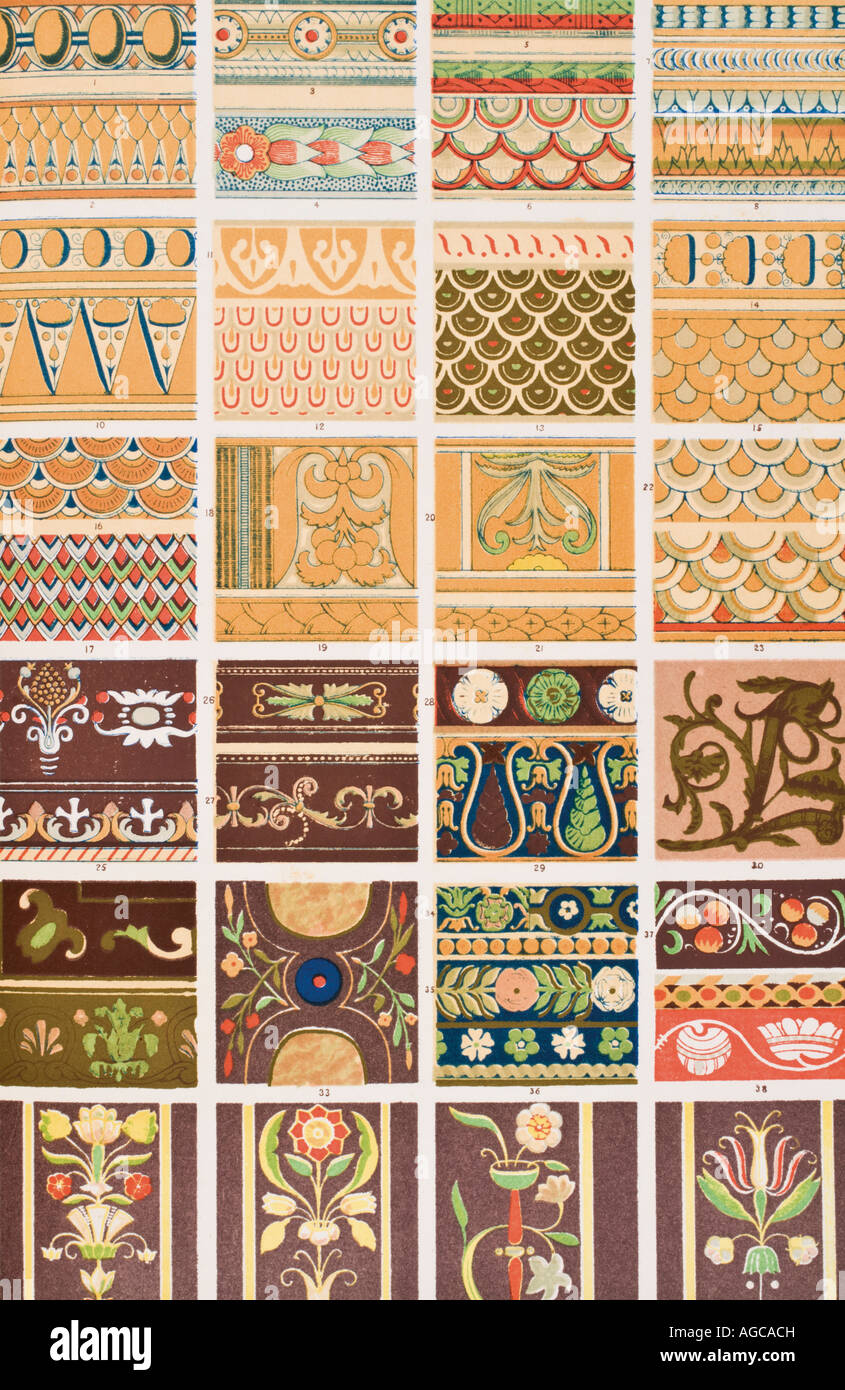 Renaissance pattern hi-res stock photography and images - Alamy