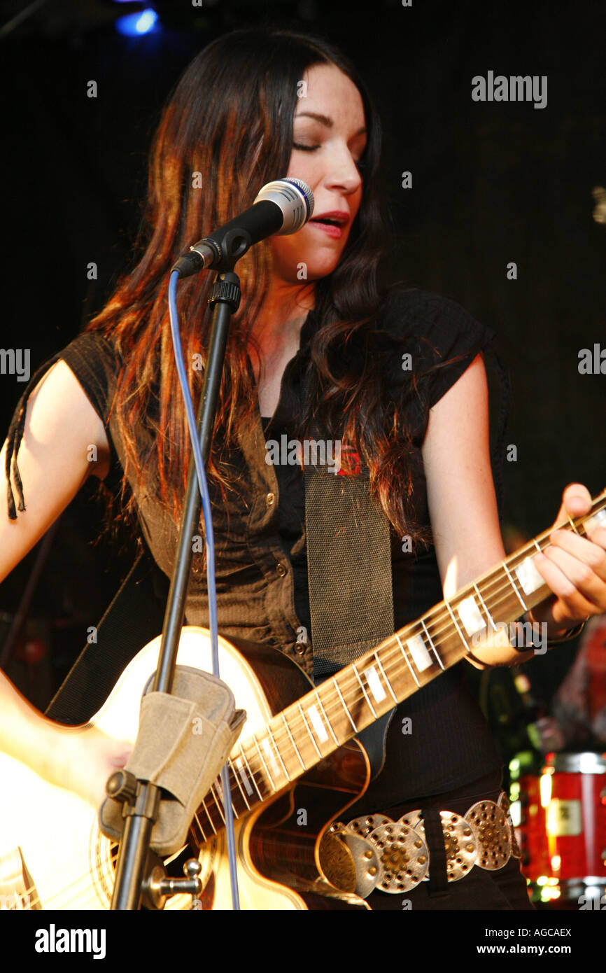 Slovak rock music singer Zuzana Smatanova live Stock Photo - Alamy