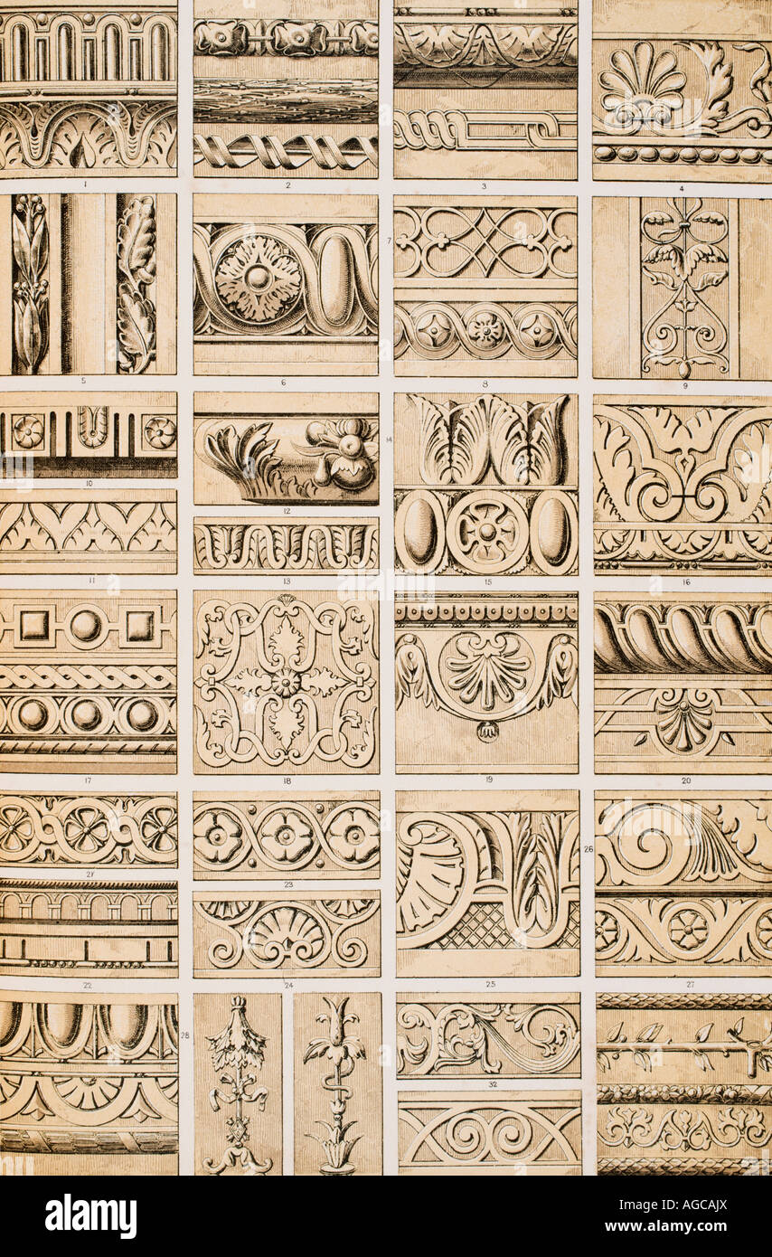 Renaissance pattern hi-res stock photography and images - Alamy