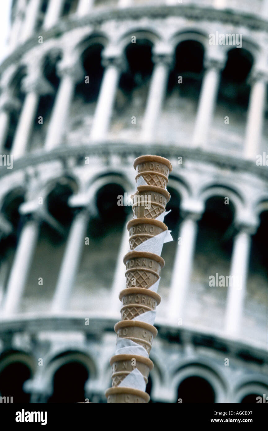 Leaning tower of pisa ice cream hi-res stock photography and images - Alamy