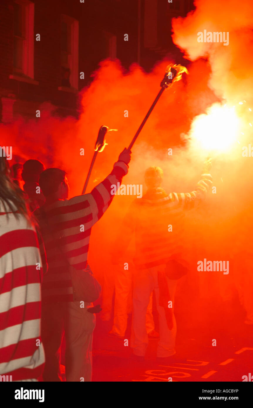 Lewes Bonfire Night Procession Stock Photo - Alamy