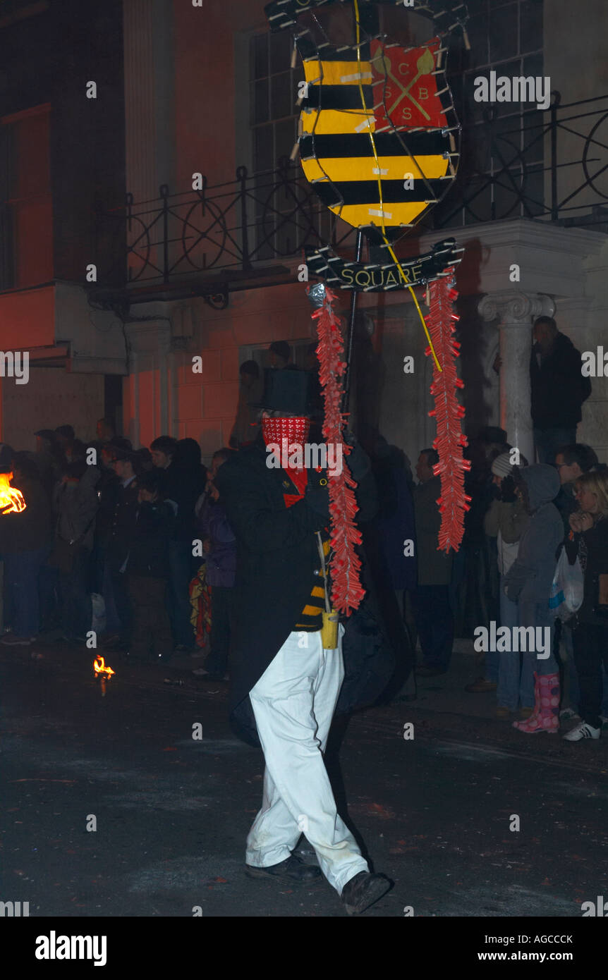 Lewes Bonfire Night Procession Stock Photo - Alamy