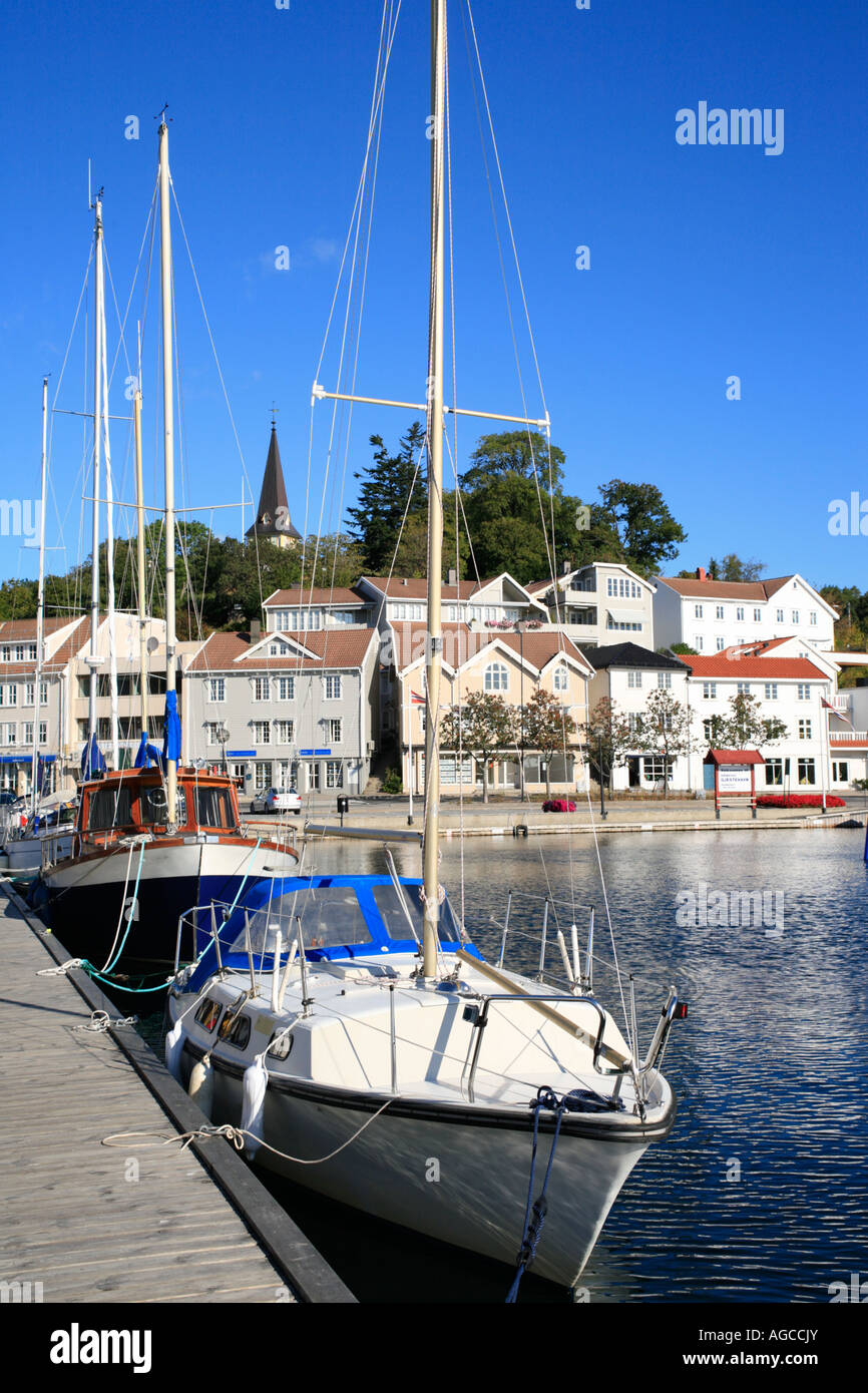 Grimstad church hi-res stock photography and images - Alamy