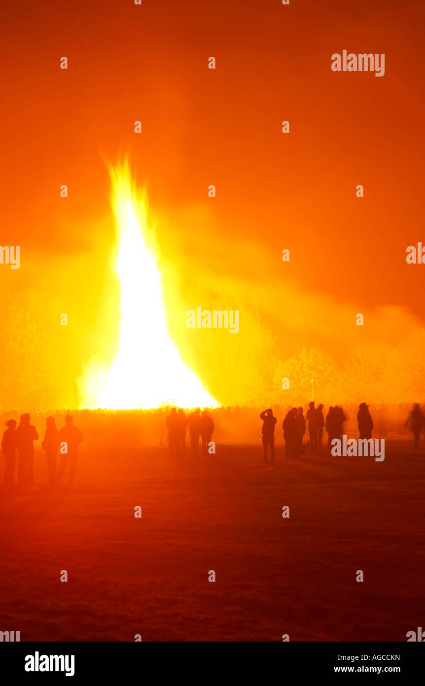 Lewes Firework Display Stock Photo - Alamy