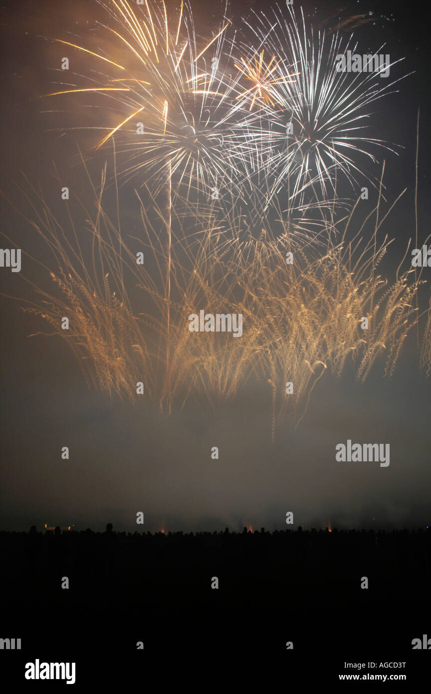 Lewes Firework Display Stock Photo - Alamy