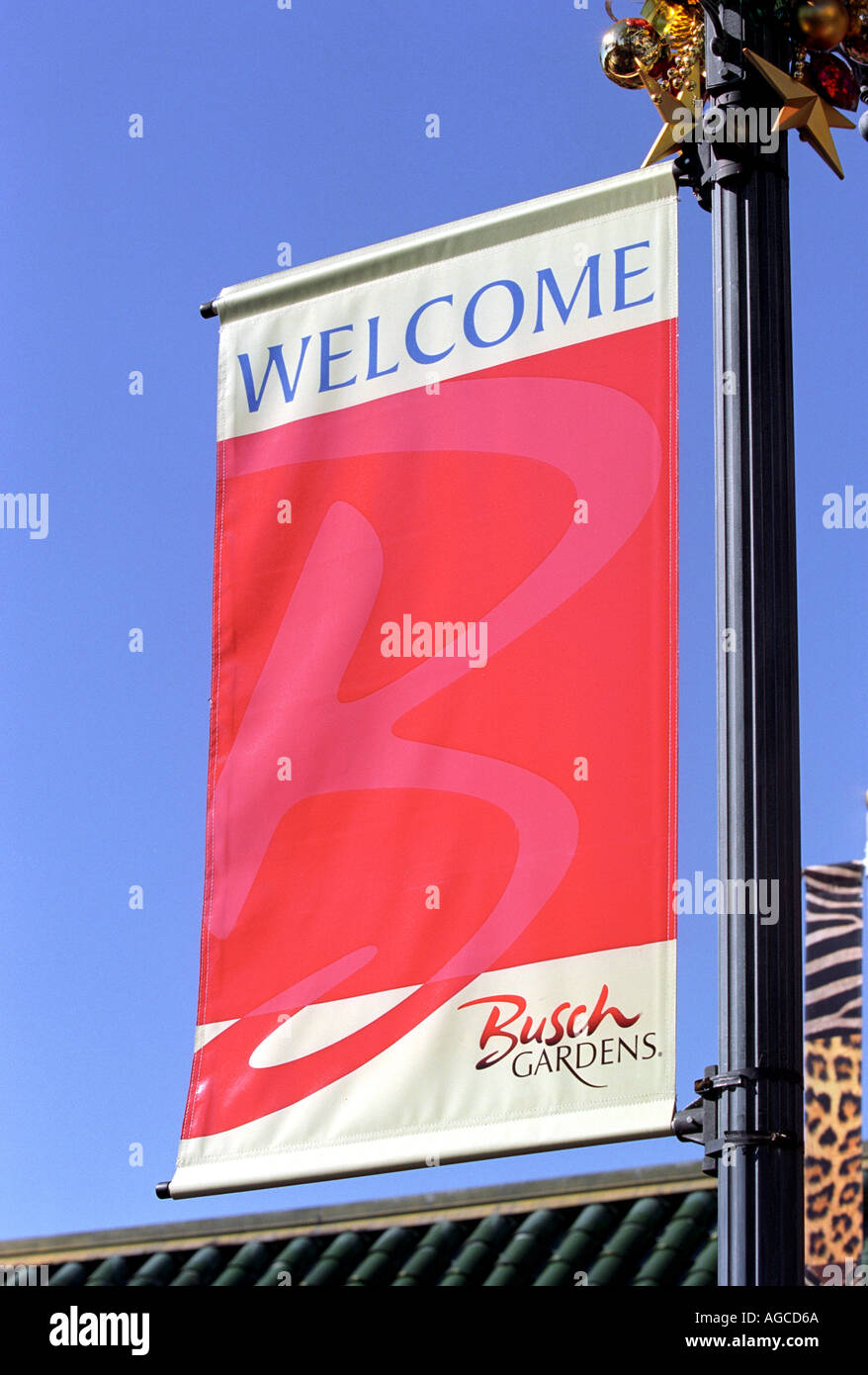 Busch Gardens sign in Orlando Florida USA Stock Photo - Alamy