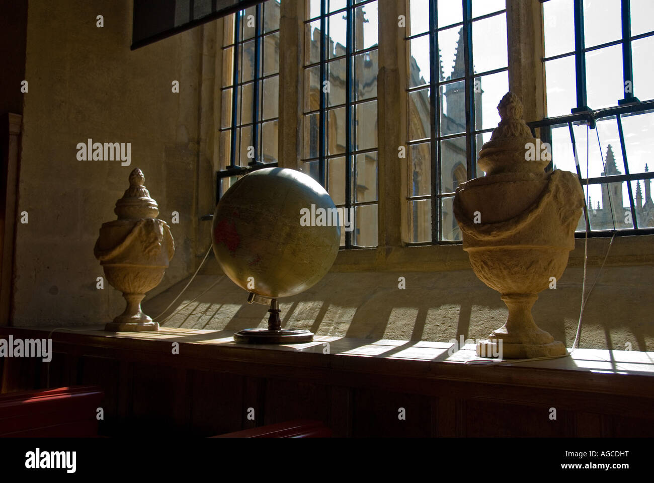 A Globe on the Window Sill Of the Bodleian Library in the University ...