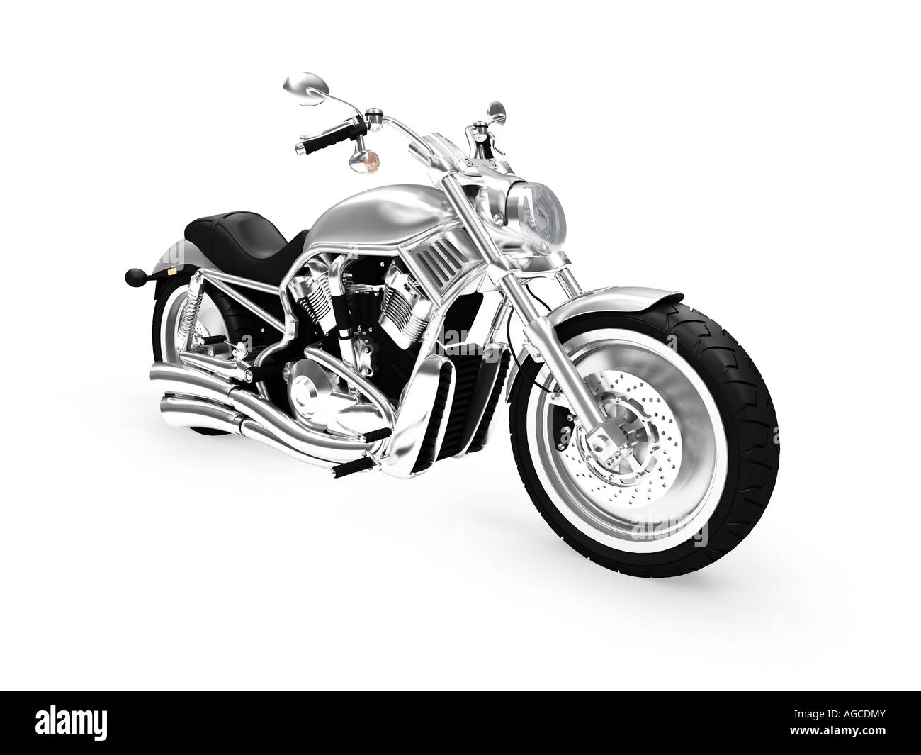 isolated motorcycle front view Stock Photo - Alamy