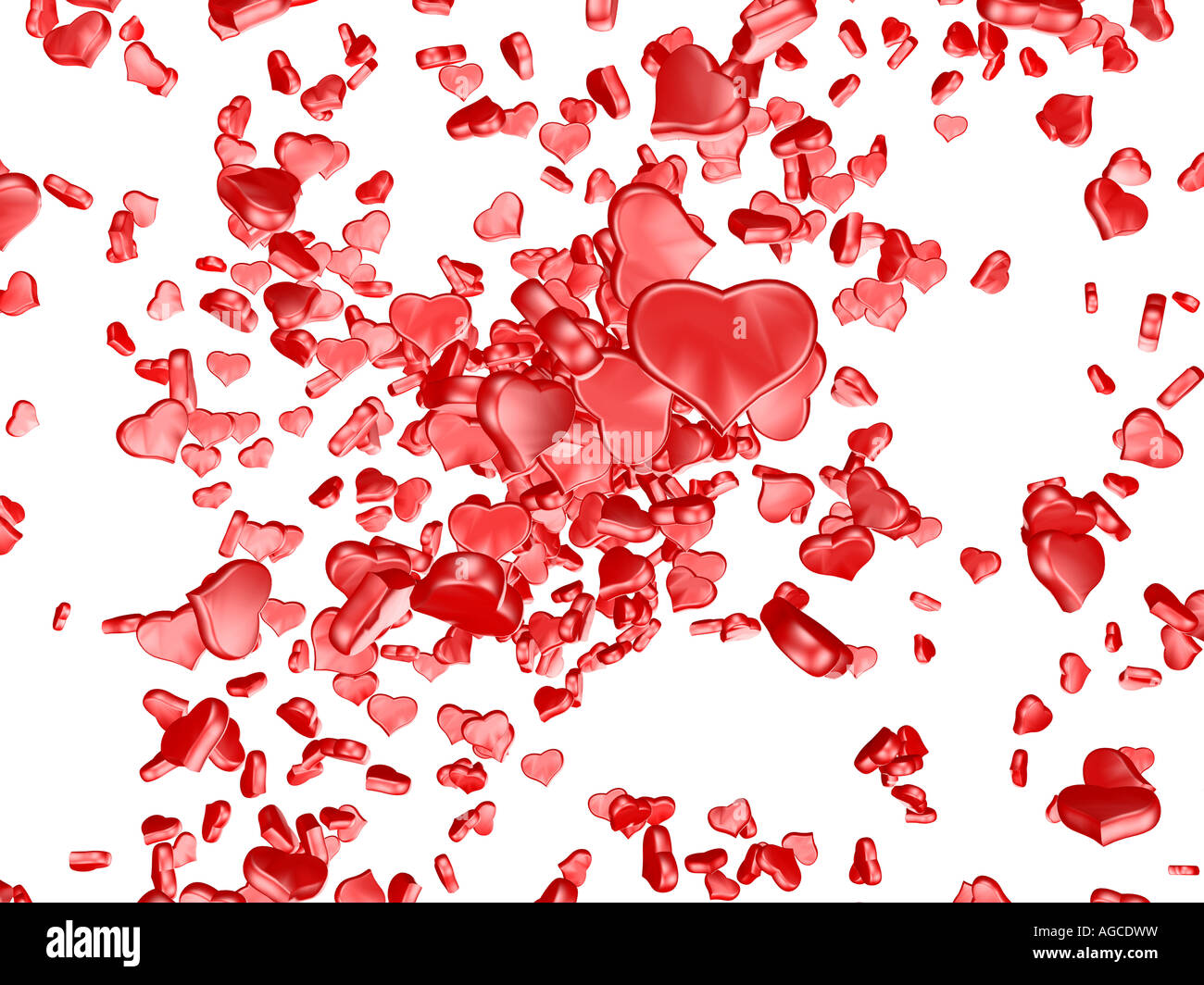 Heart background 3d holiday valentine Cut Out Stock Images & Pictures ...