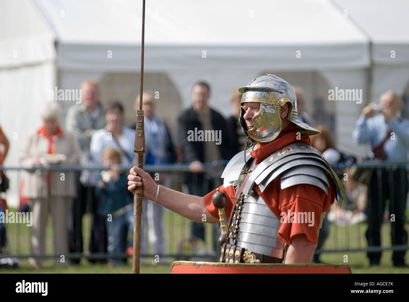 A Roman soldier at the Middlewich Roman Festival 2007 Stock Photo - Alamy