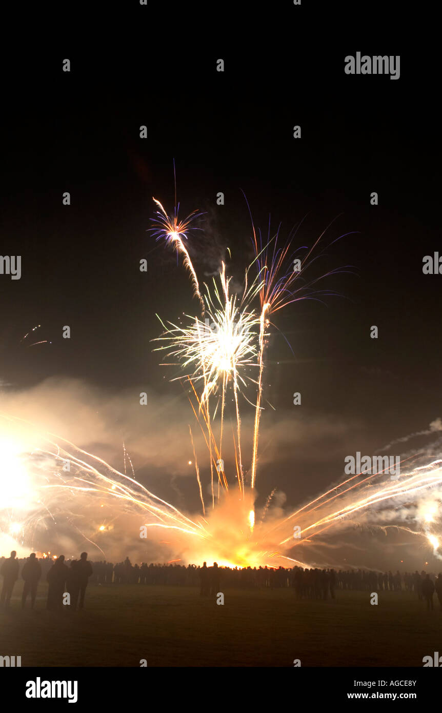 Lewes Firework Display Stock Photo - Alamy