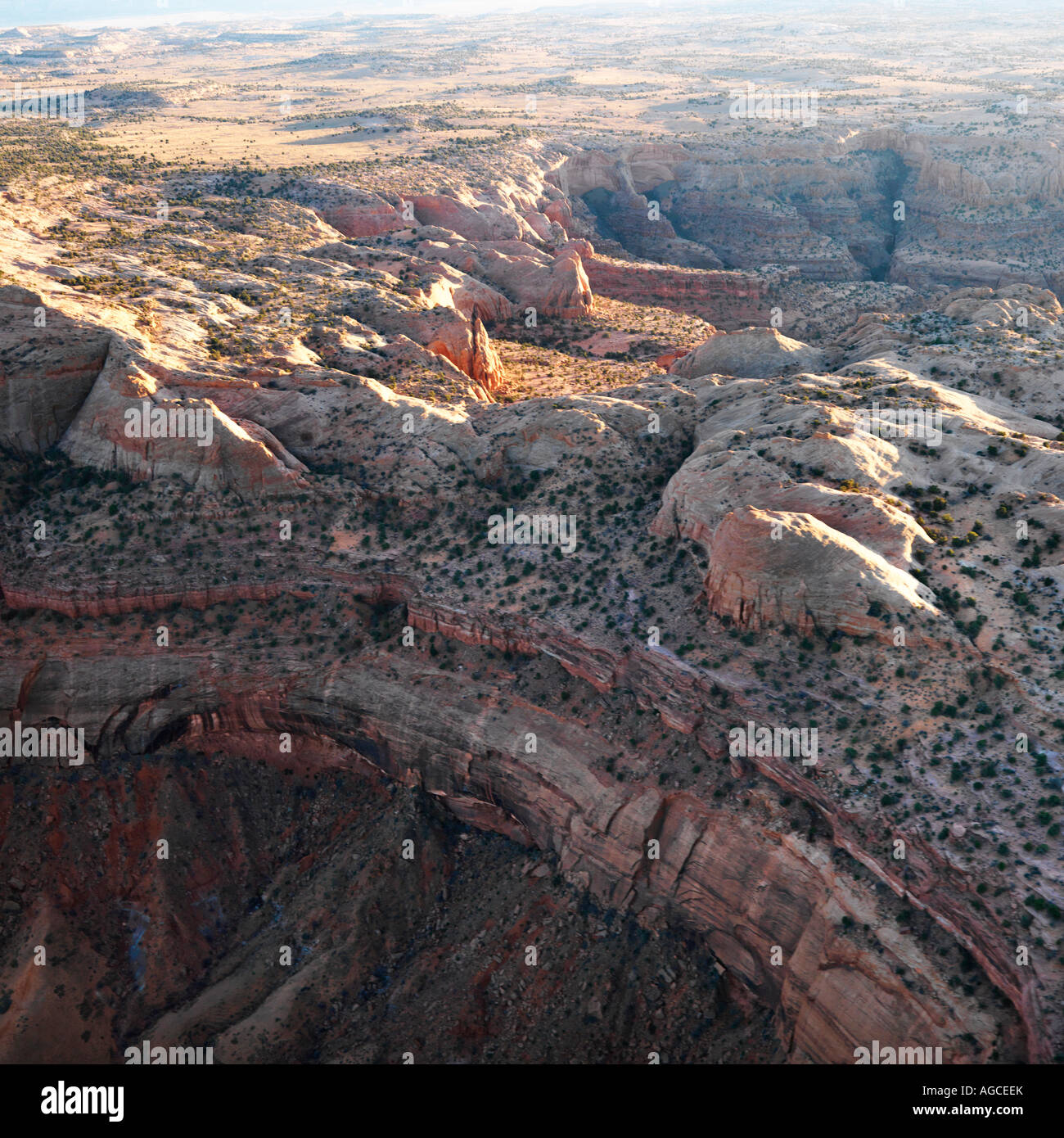 Aerial of scenic Arizona desert landscape Stock Photo - Alamy