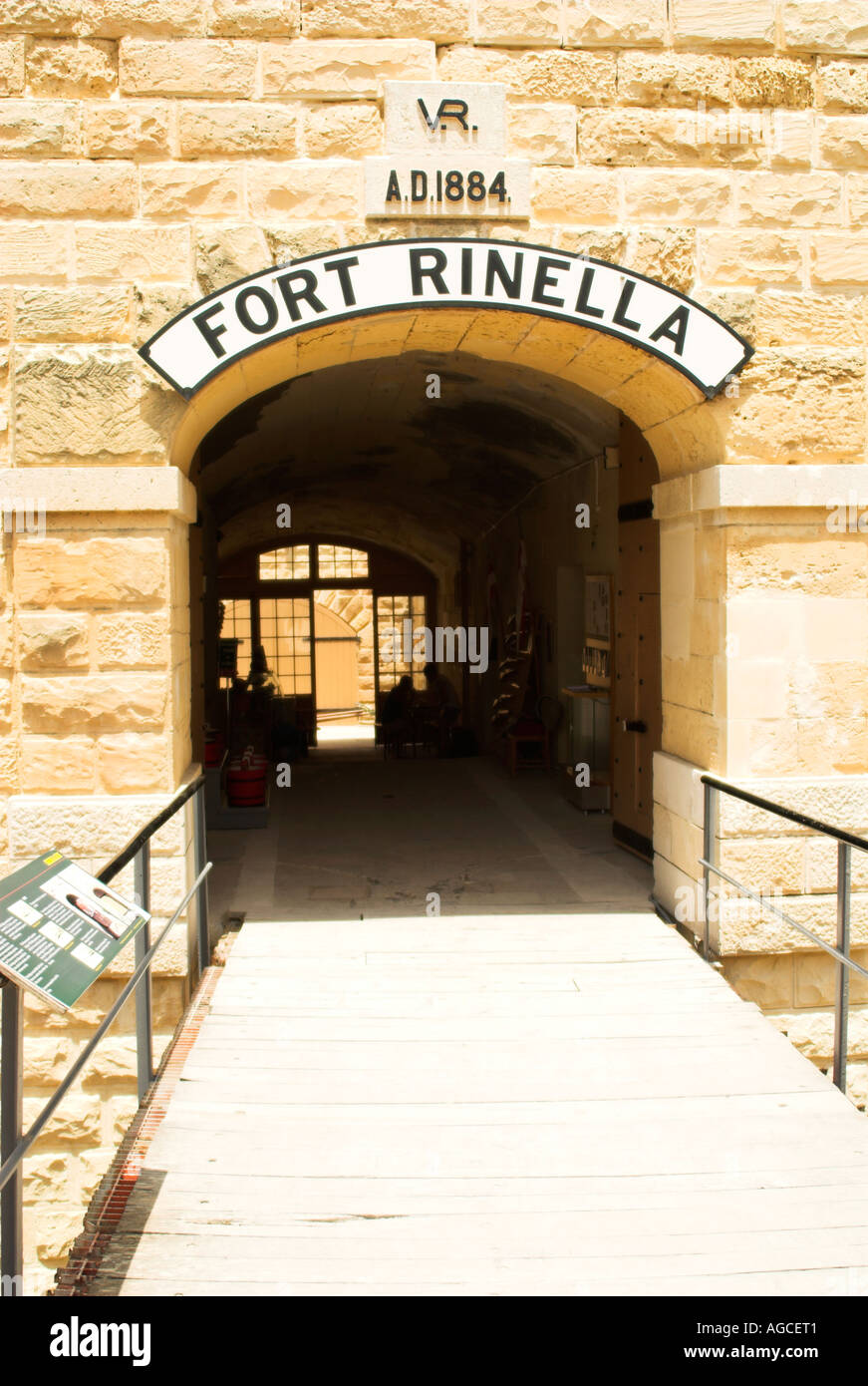 fort rinella, Malta Stock Photo - Alamy