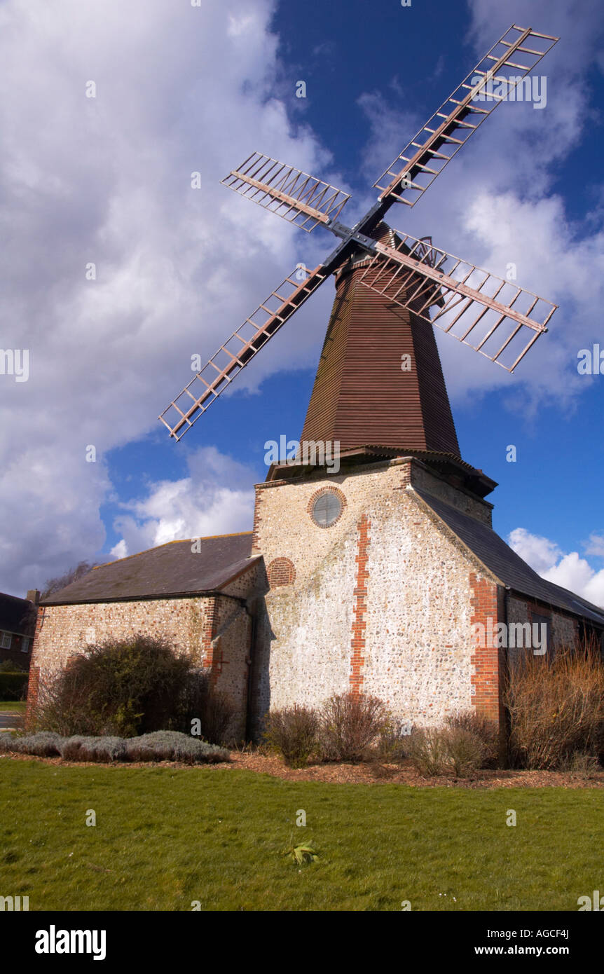 west blatchington windmill Stock Photo - Alamy