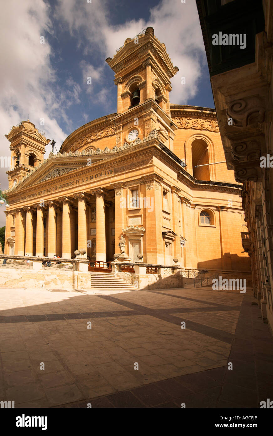 Mosta Dome Malta Stock Photo - Alamy