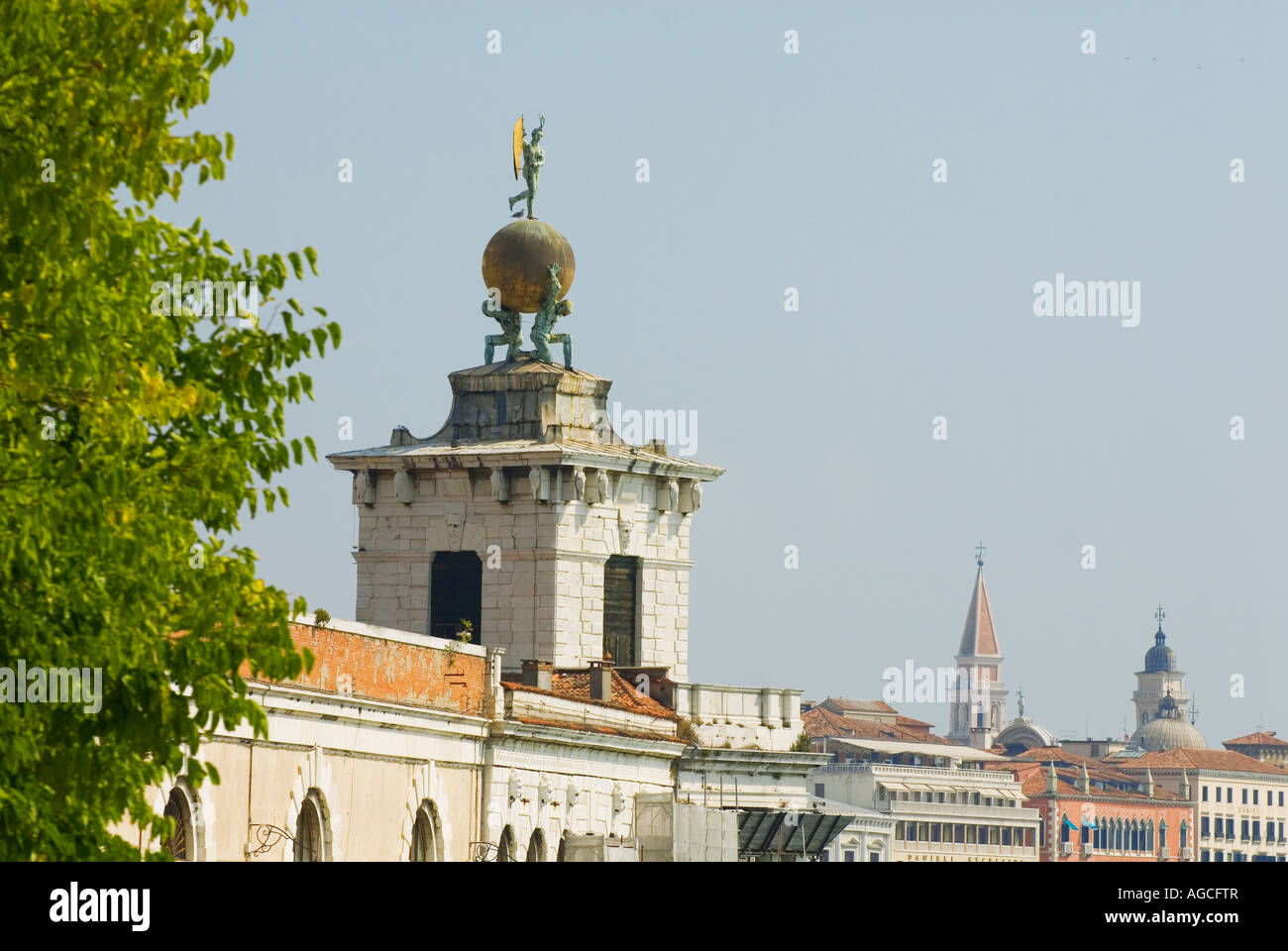 Customs house Venice Italy Stock Photo - Alamy