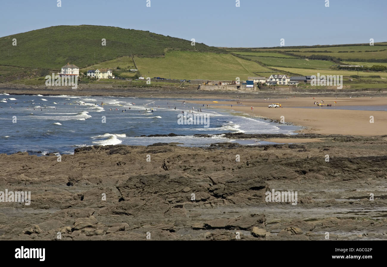 Croyde beach sunny hi-res stock photography and images - Alamy