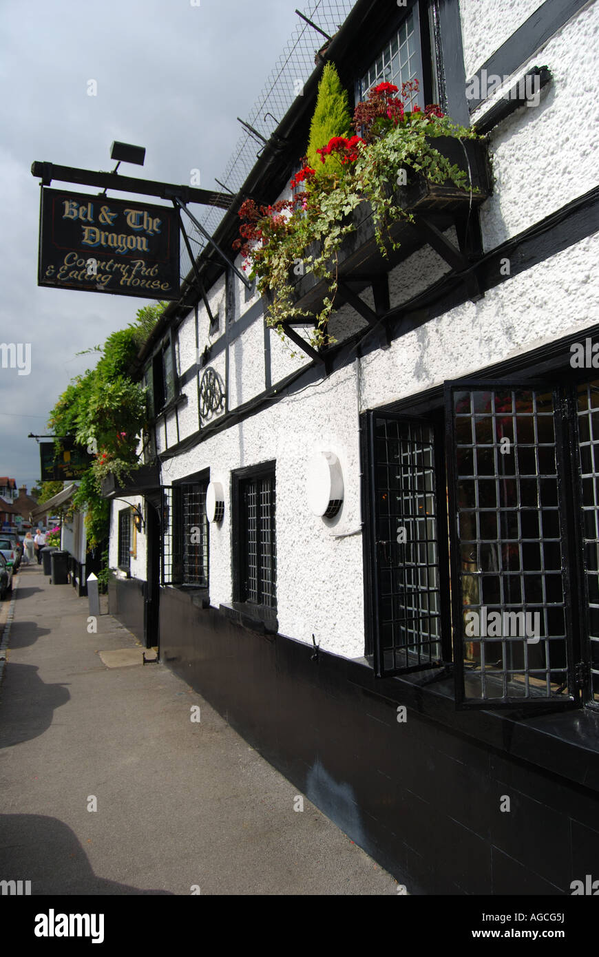 15th century 'Bel and The Dragon' Inn, High Street, Cookham, Berkshire ...