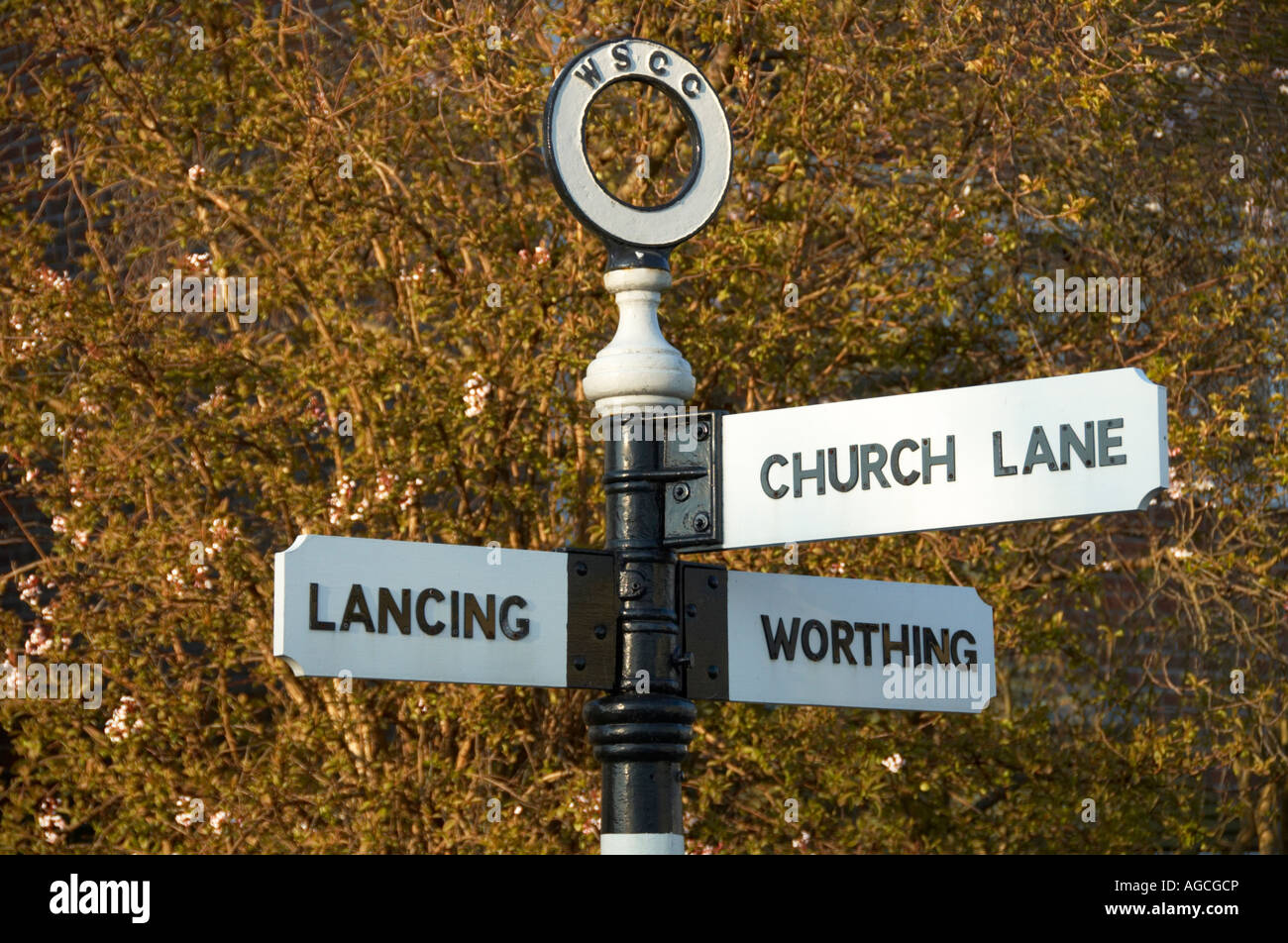 West sussex county council sign hi-res stock photography and images - Alamy