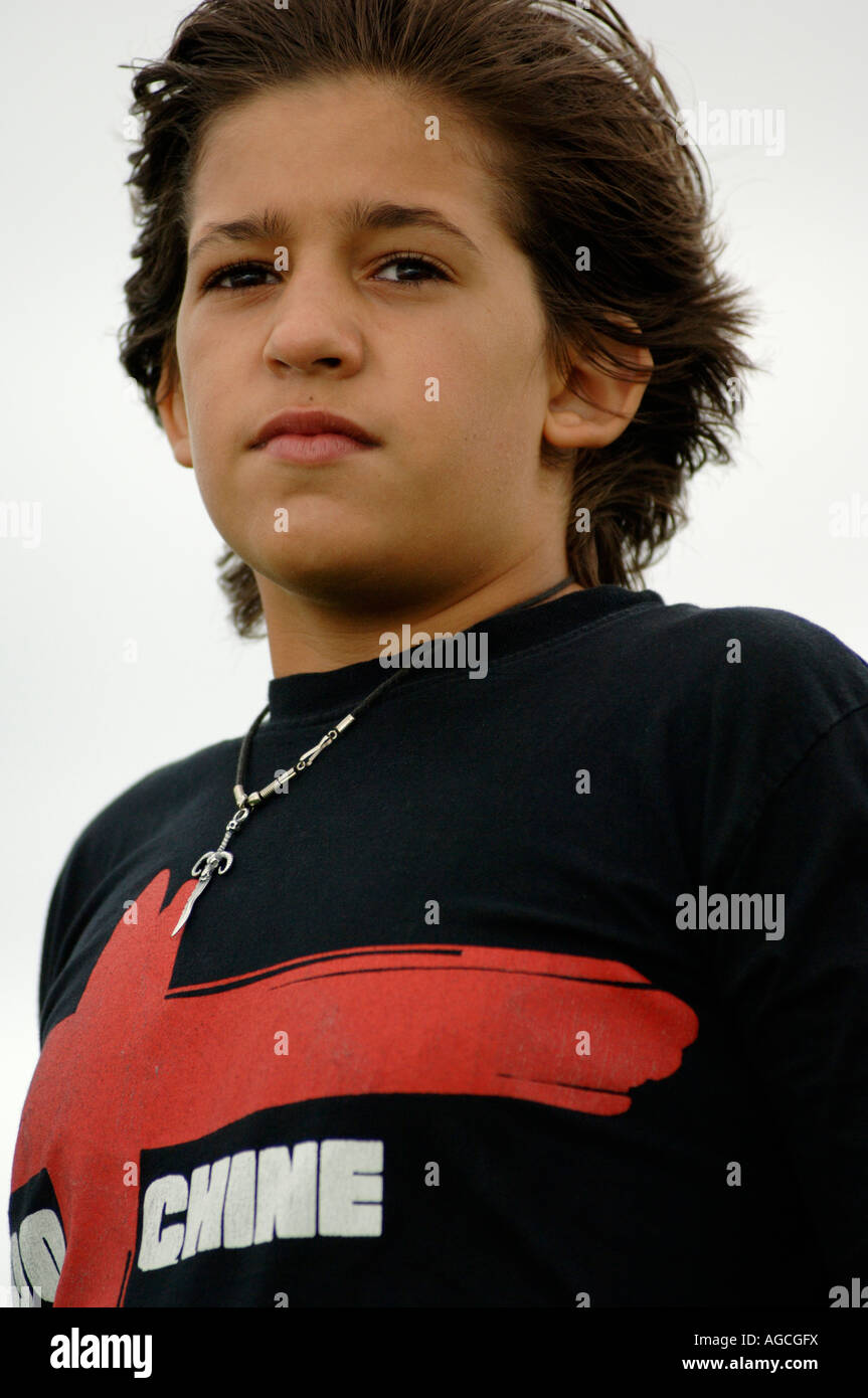 portrait of a young boy Stock Photo - Alamy