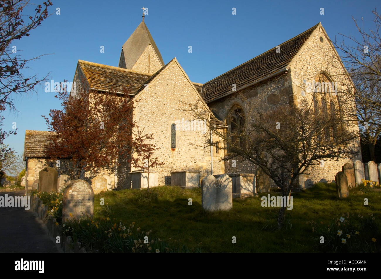 The church of St Mary, at Sompting, is well known for the rhombus ...