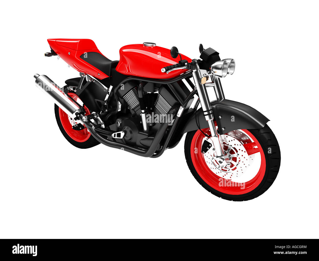 isolated motorcycle front view Stock Photo - Alamy