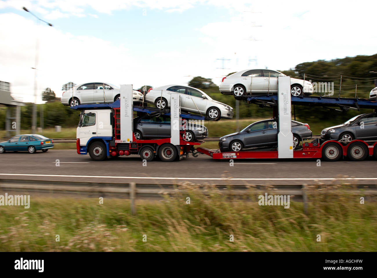 Car Transporter Motorway High Resolution Stock Photography and Images ...