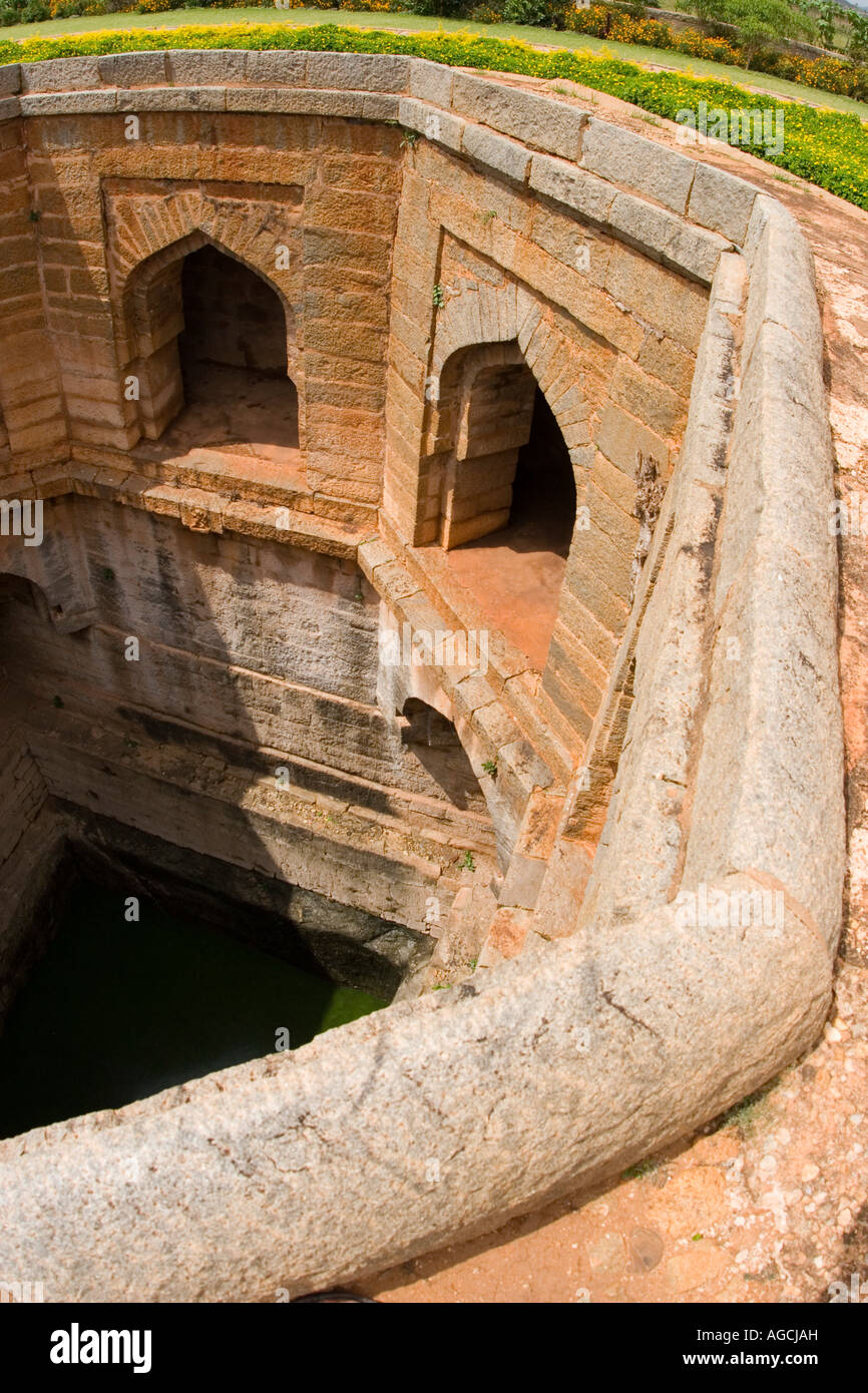 Water tank near Hampi India Stock Photo - Alamy