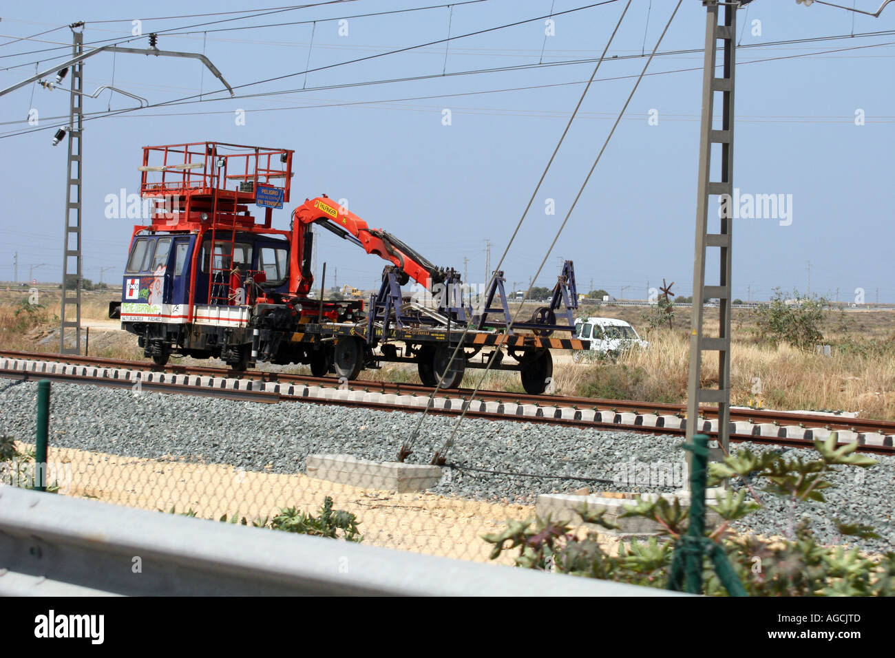 Track laying machine Stock Photo - Alamy