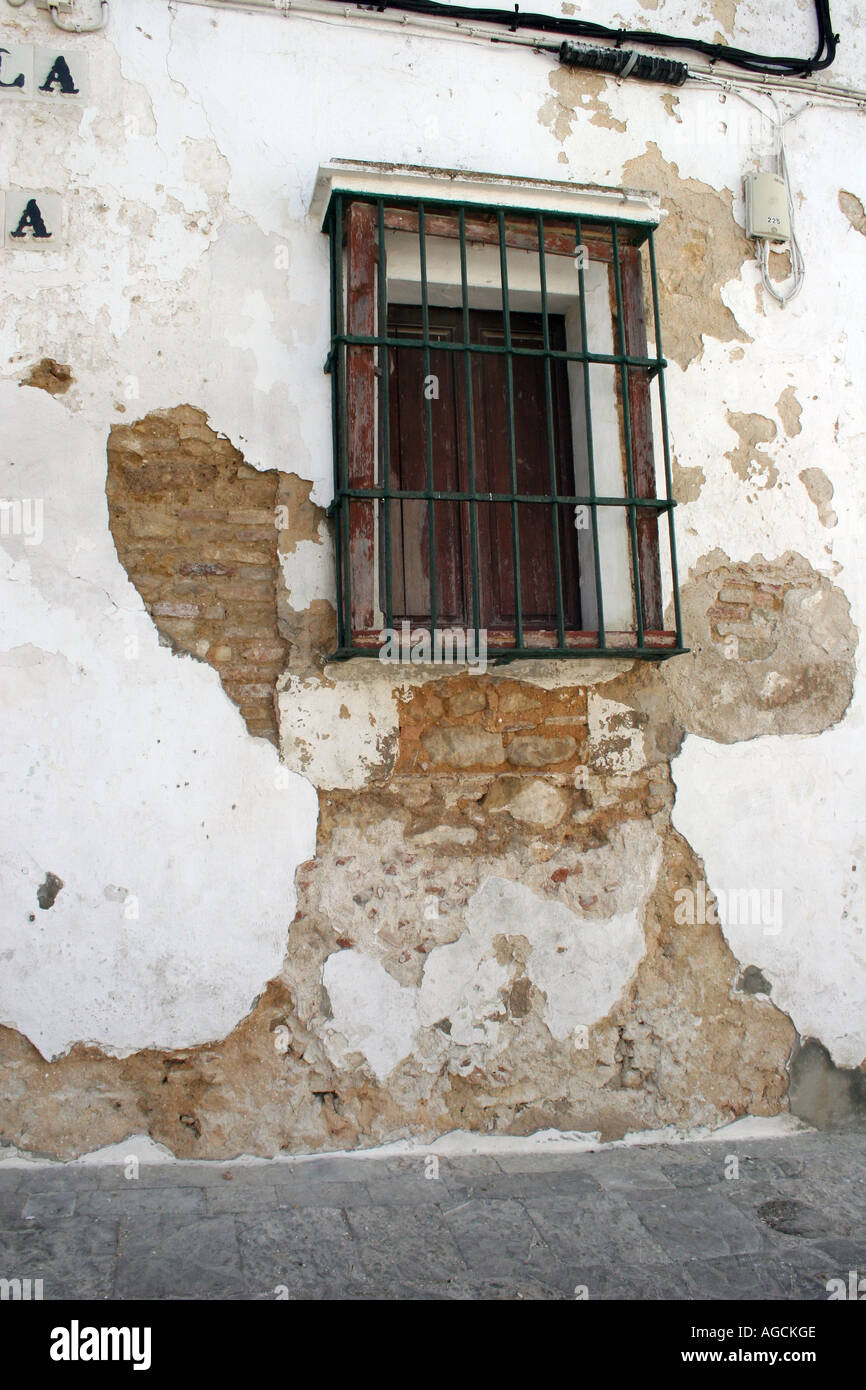 Window bars village spain town house white hi-res stock photography and images - Alamy