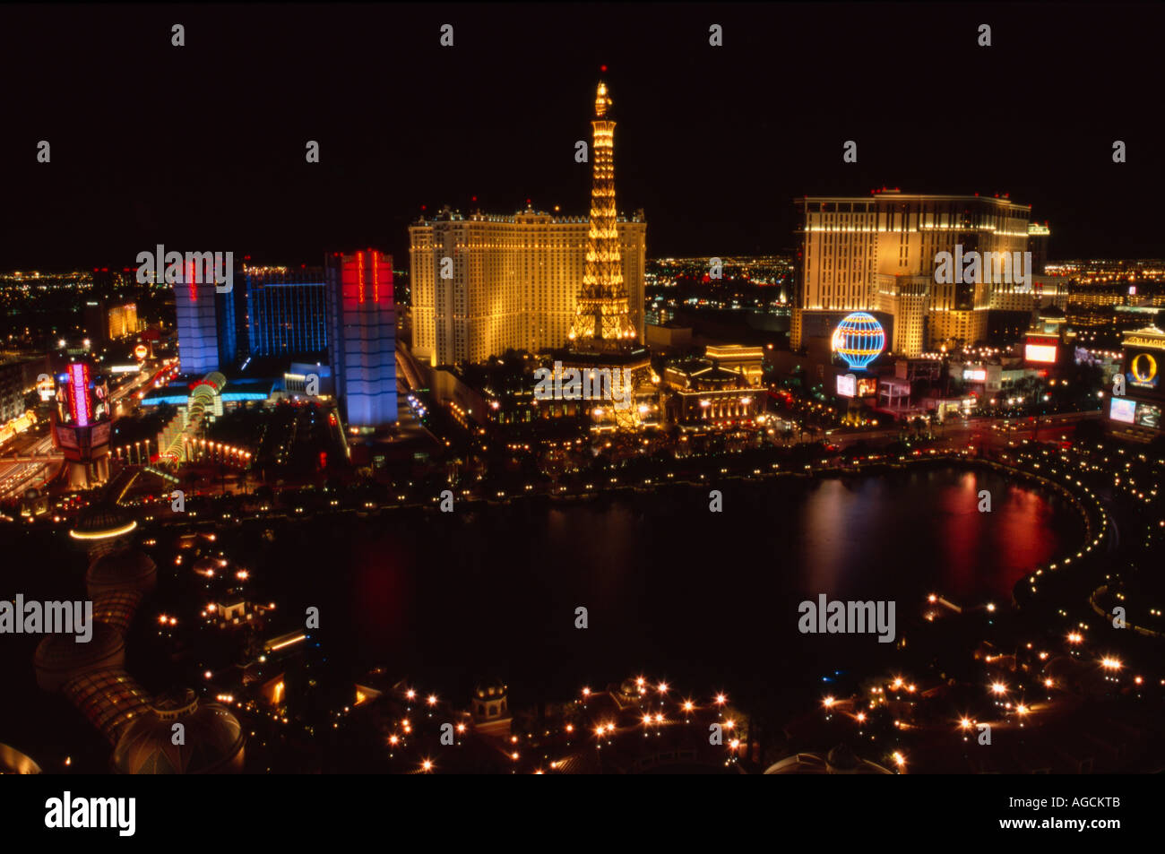 Las Vegas at Night Stock Photo - Alamy