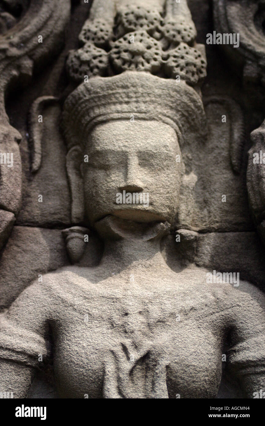 Sculpture Angkor Wat Cambodia Stock Photo - Alamy