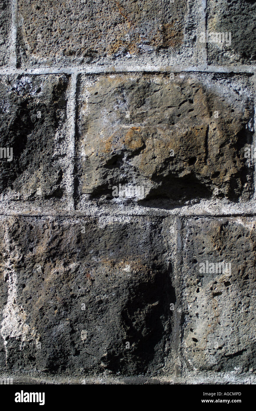 Stone brick wall Stock Photo - Alamy