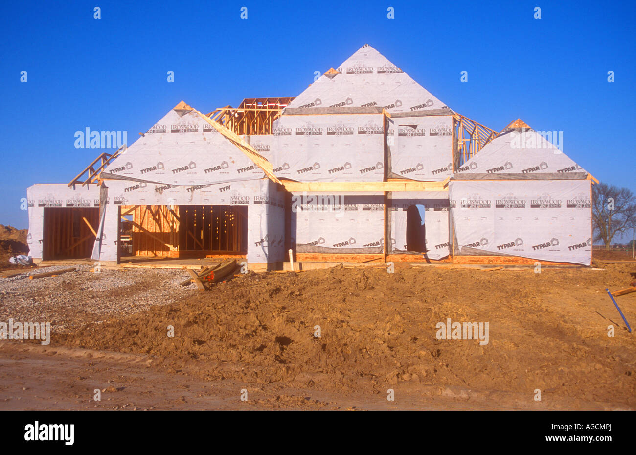 House under construction Stock Photo - Alamy