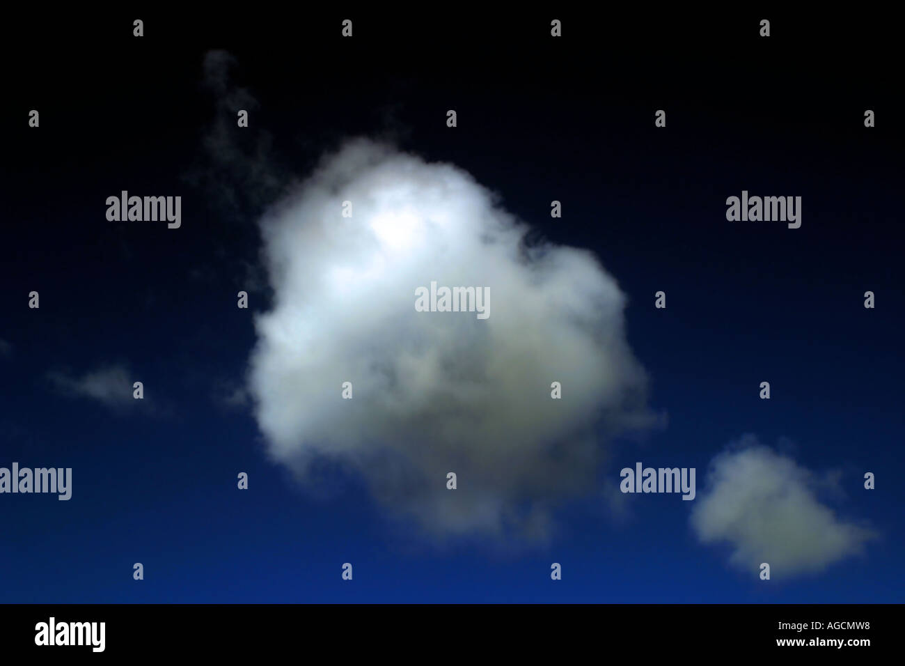 Fluffy cloud in the sky Stock Photo - Alamy