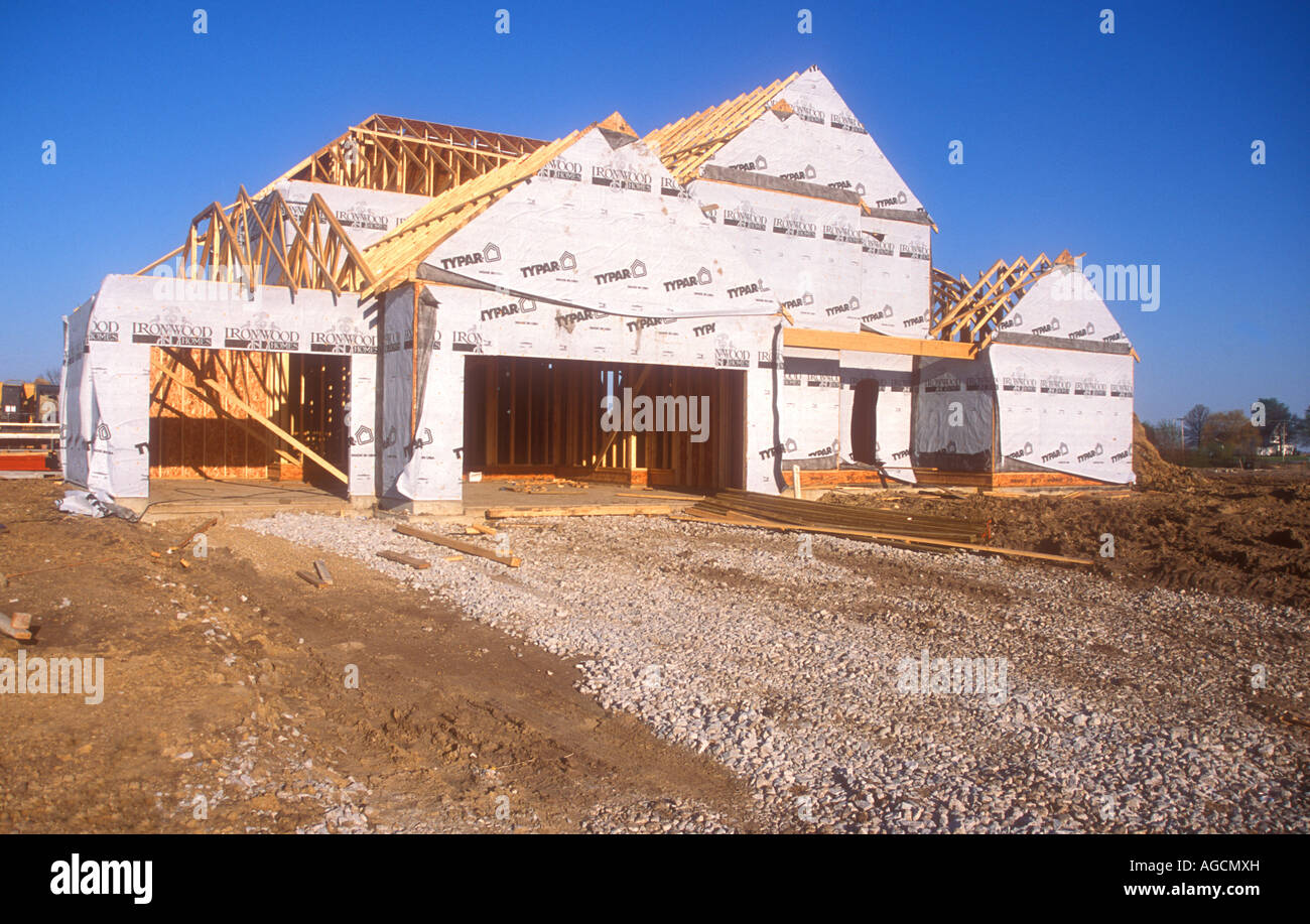 House under construction Stock Photo - Alamy