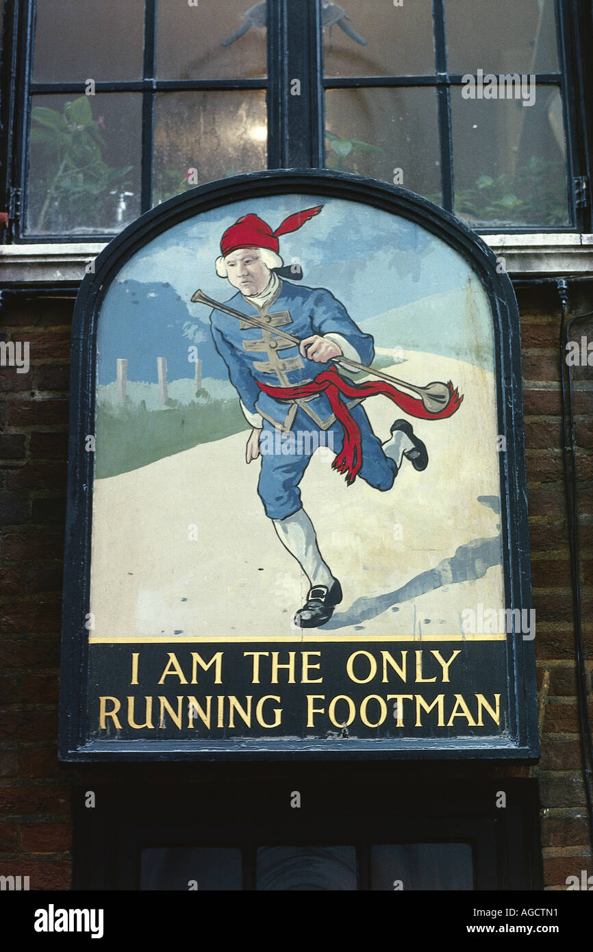I am the only running footman pub hi-res stock photography and images ...