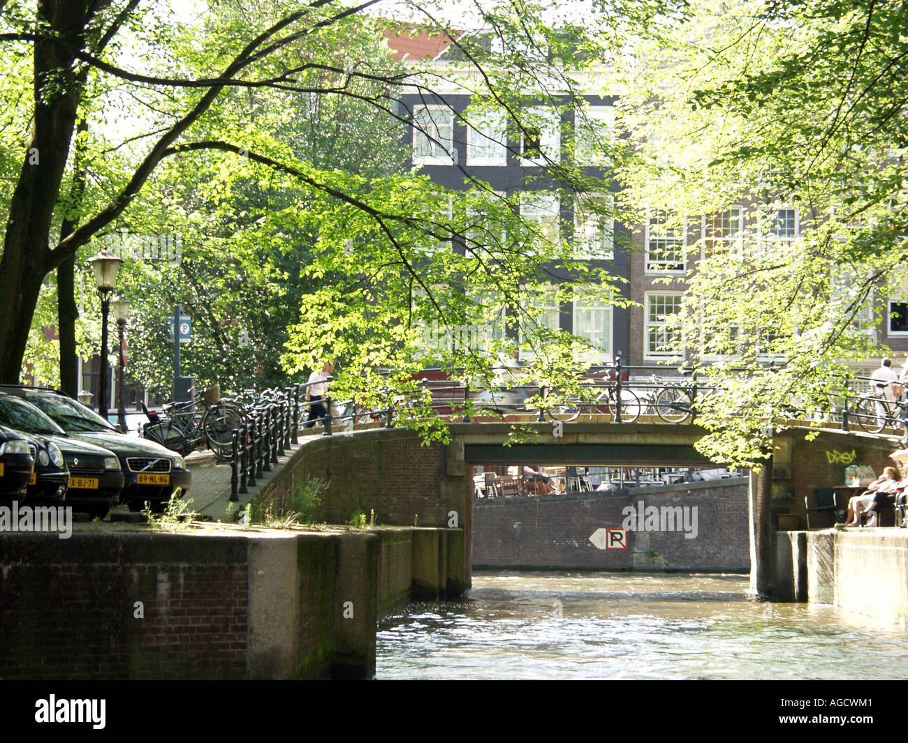 Canal view Amsterdam Stock Photo - Alamy