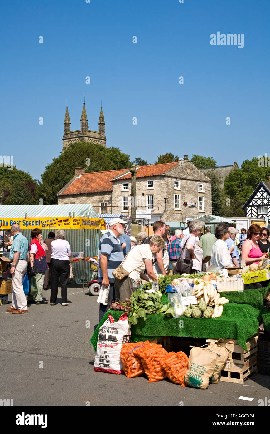 Market day at Helmsley North Yorkshire England UK Stock Photo - Alamy